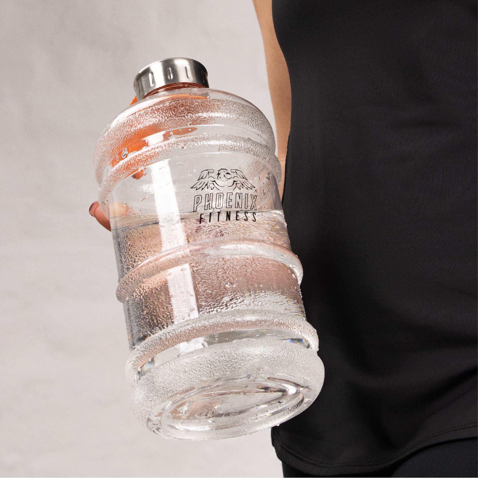 Clear 1 Litre Drinks Hydration Water Bottle | Buds Fitness UK