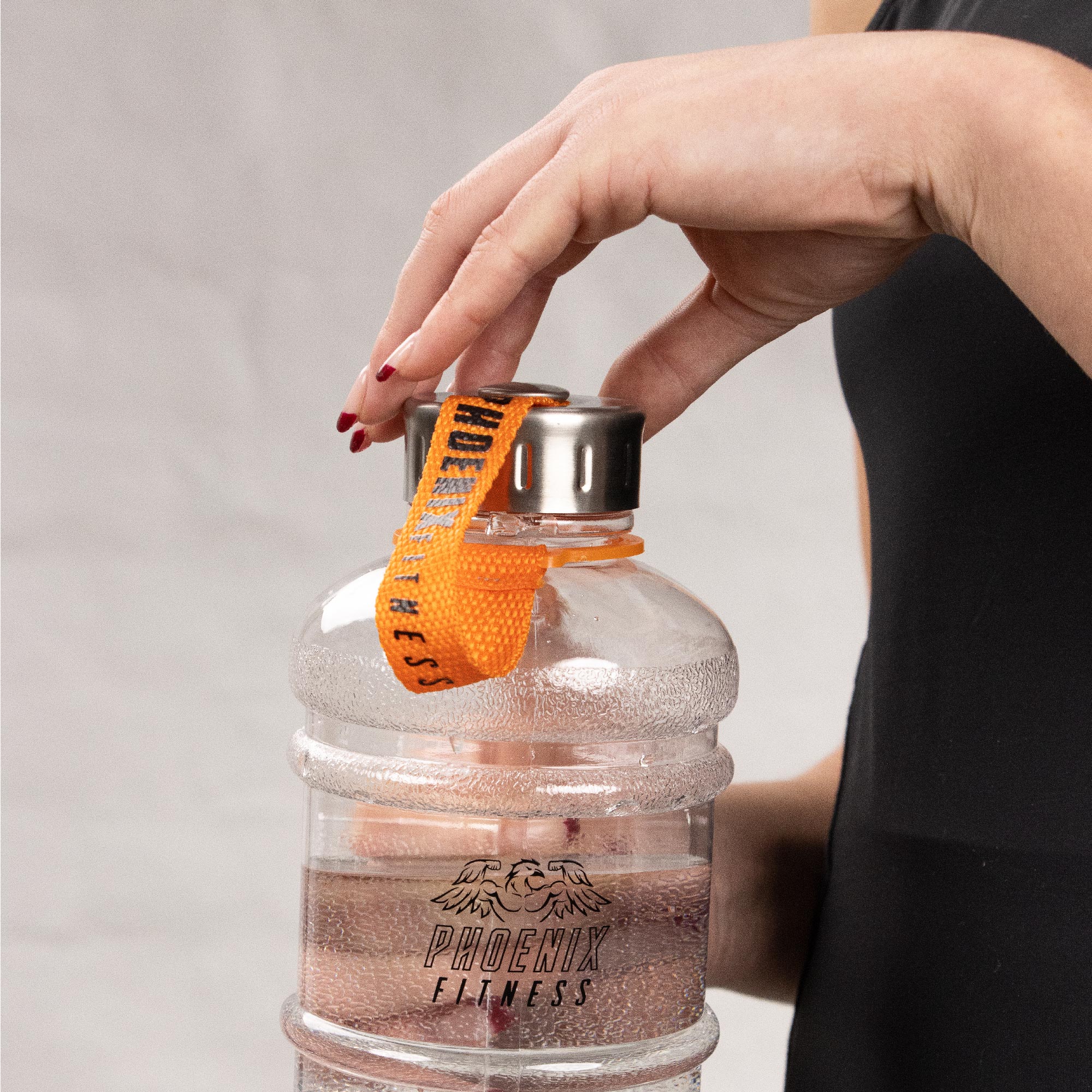Clear 1 Litre Drinks Hydration Water Bottle | Buds Fitness UK