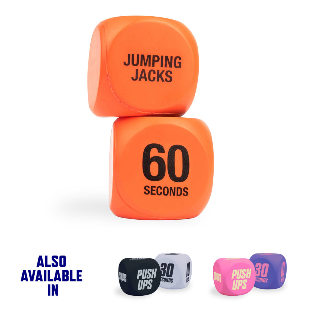 Fun Fitness Dice, Home Workout Game for All Ages - Buds Fitness UK