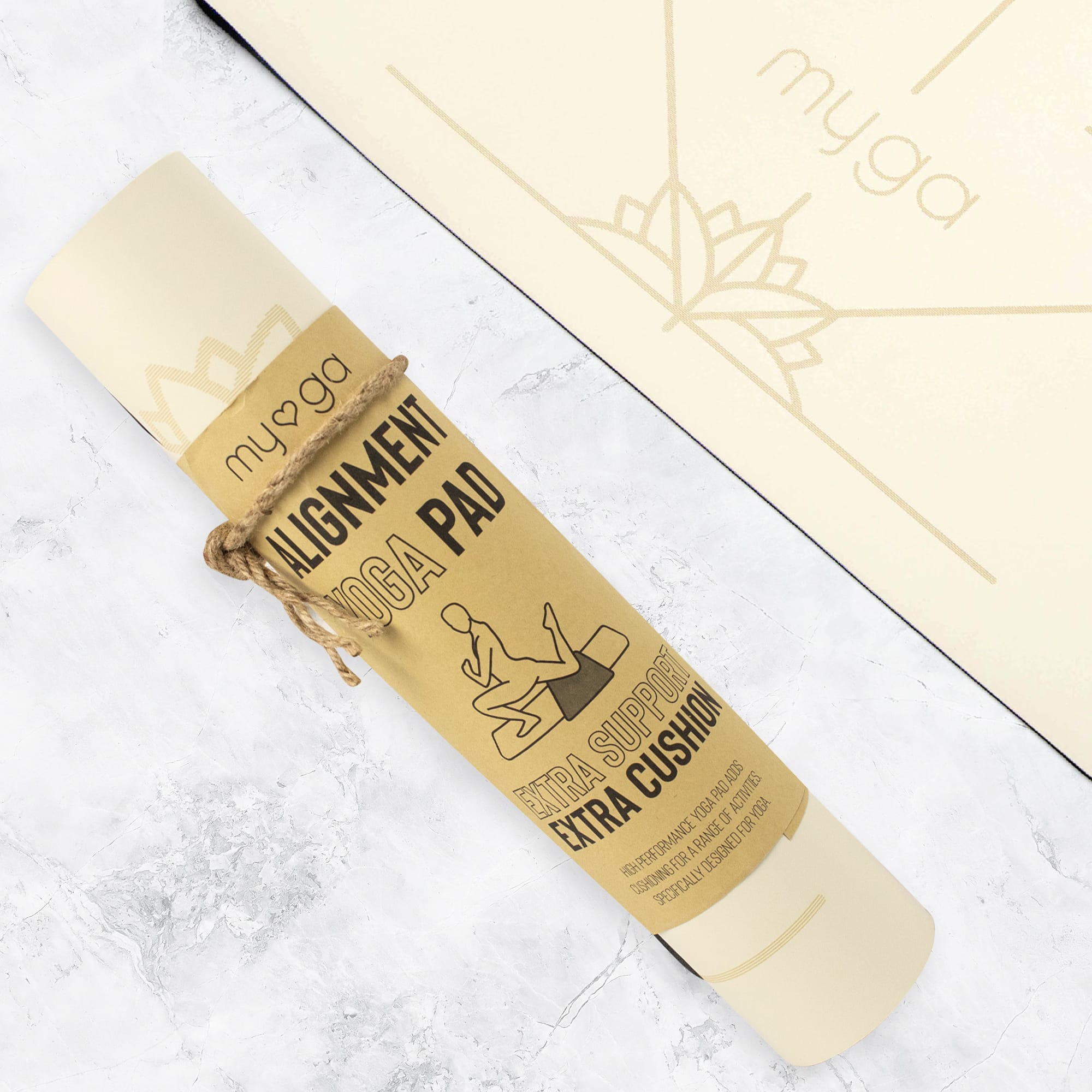 Myga, Alignment Yoga Pad 34 x 66cm - Buds Fitness