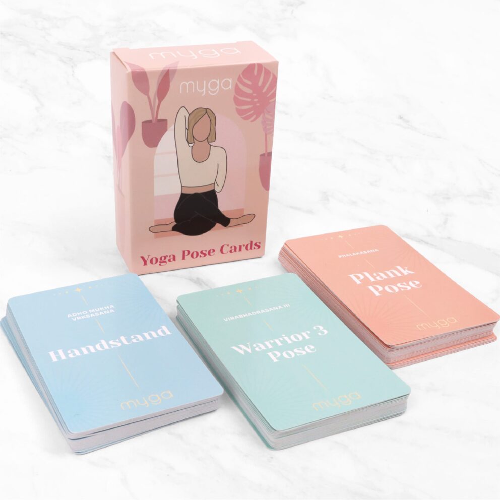 Affirmation Yoga Pose Cards Travel Size | 70 Cards of Positivity | Buds ...