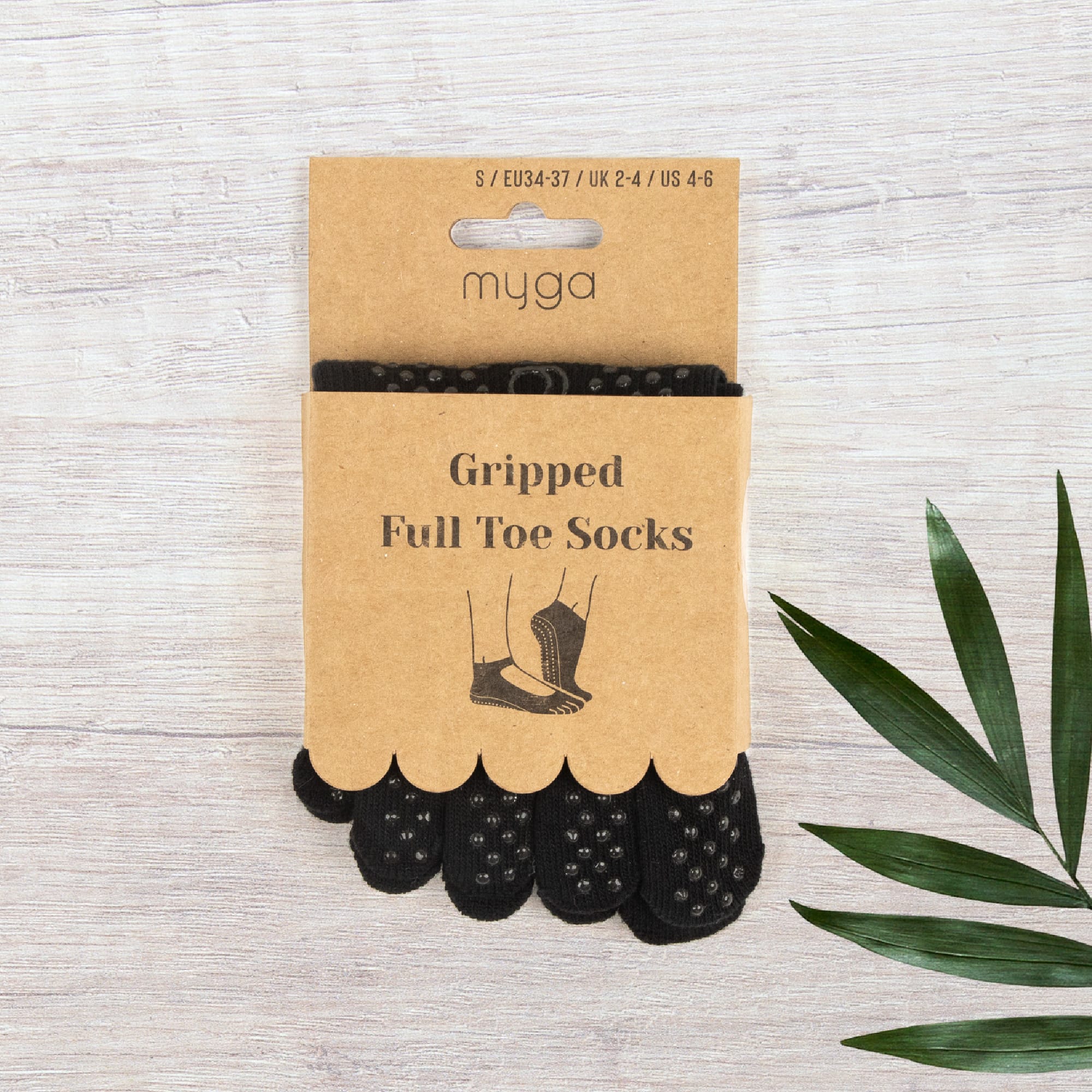 Myga, Toe Separated Yoga Grip Socks - Buds Fitness