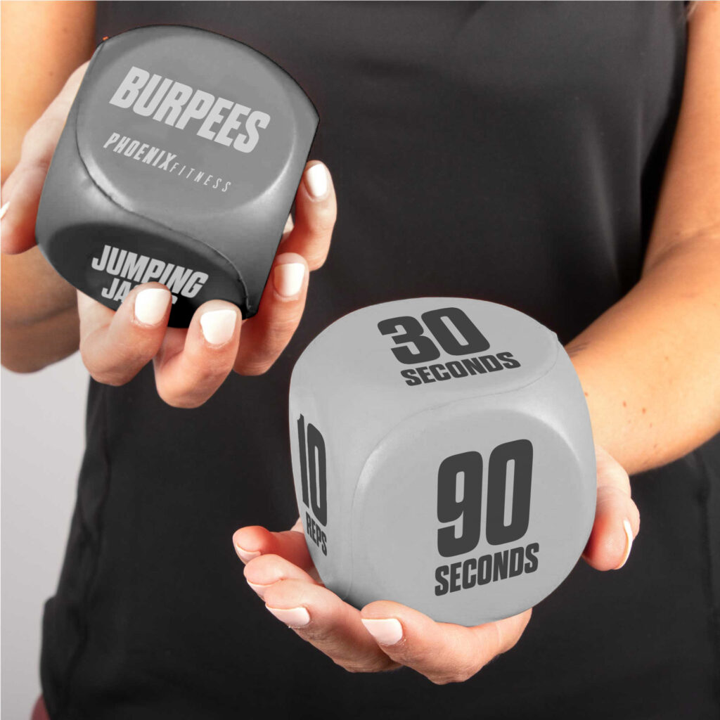 Phoenix Fitness, Exercise Dice. Workout Dice Game! - Buds Fitness