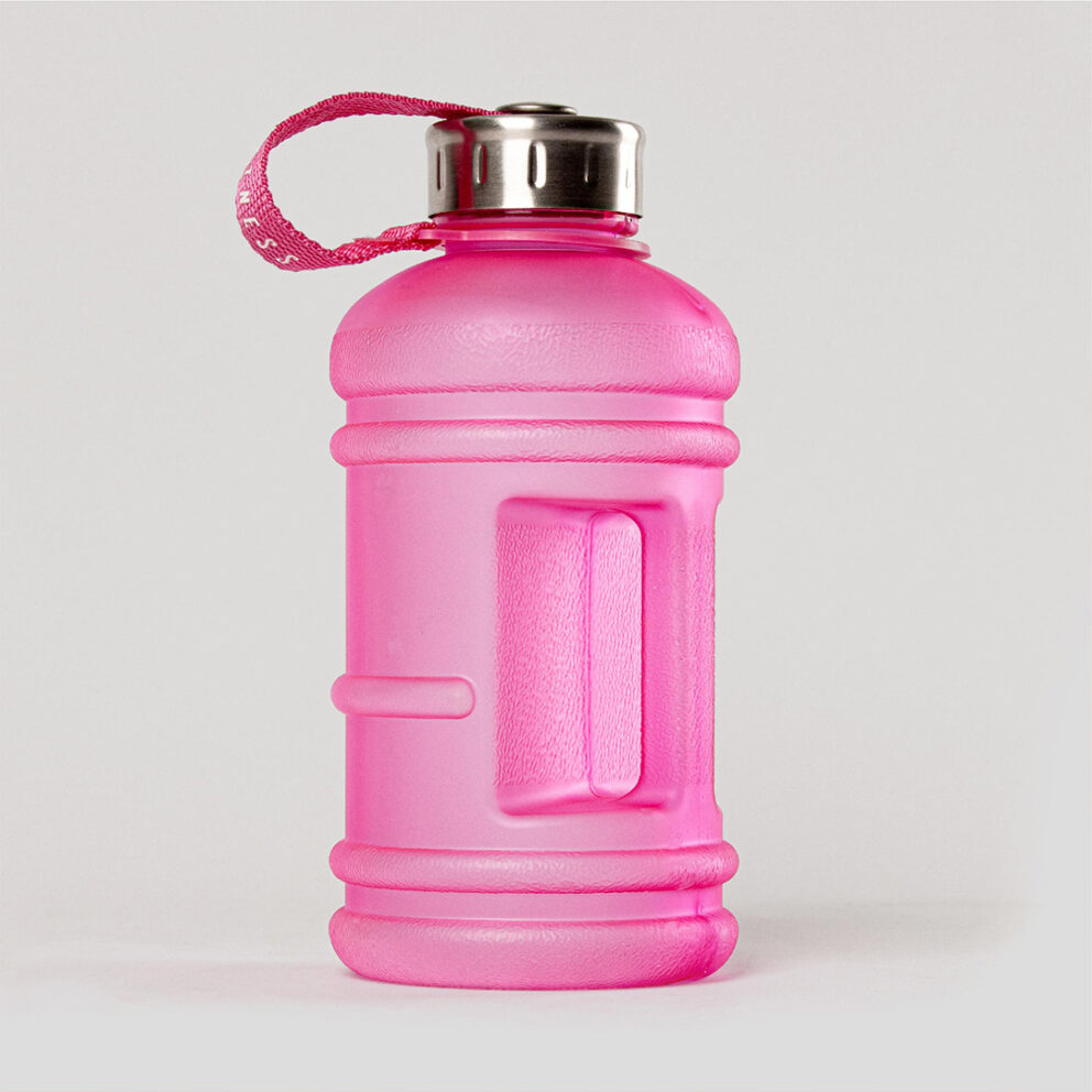 Pink 1 Litre Drinks Hydration Water Bottle | Buds Fitness UK