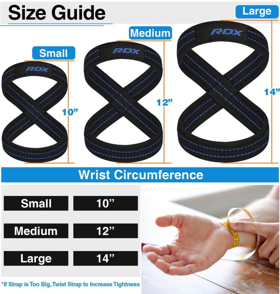 RDX, Figure of 8 lifting strap - Buds Fitness