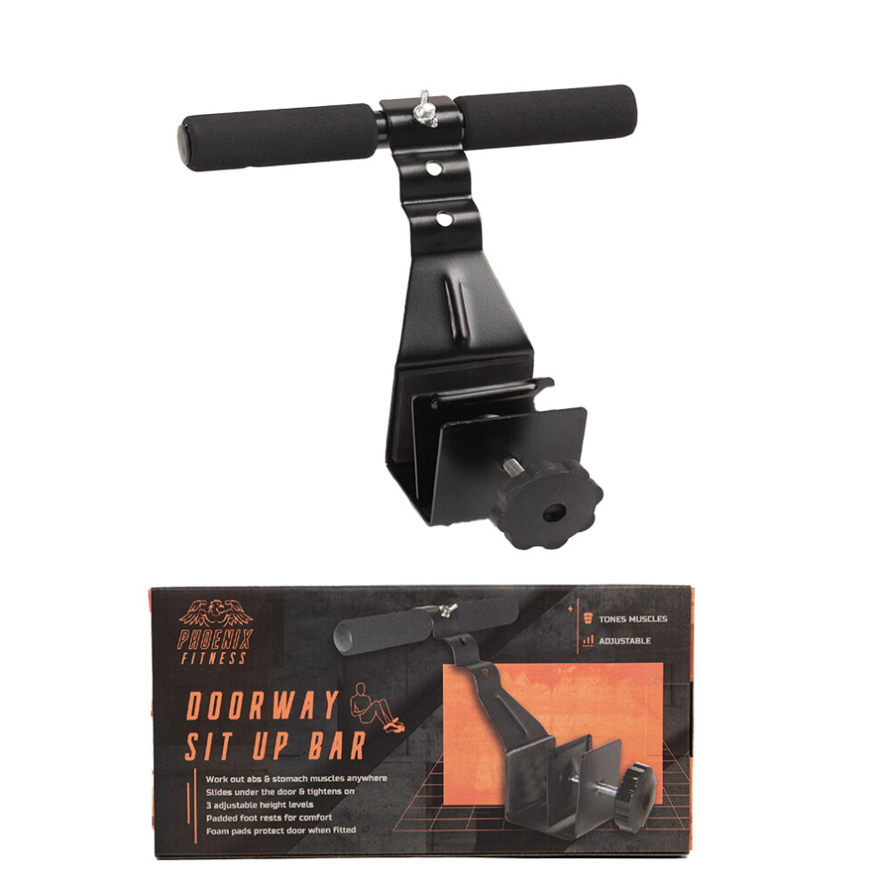 Phoenix Fitness, Sit-Up Bar With Adjustable Levels And Padded Ankle Bar ...