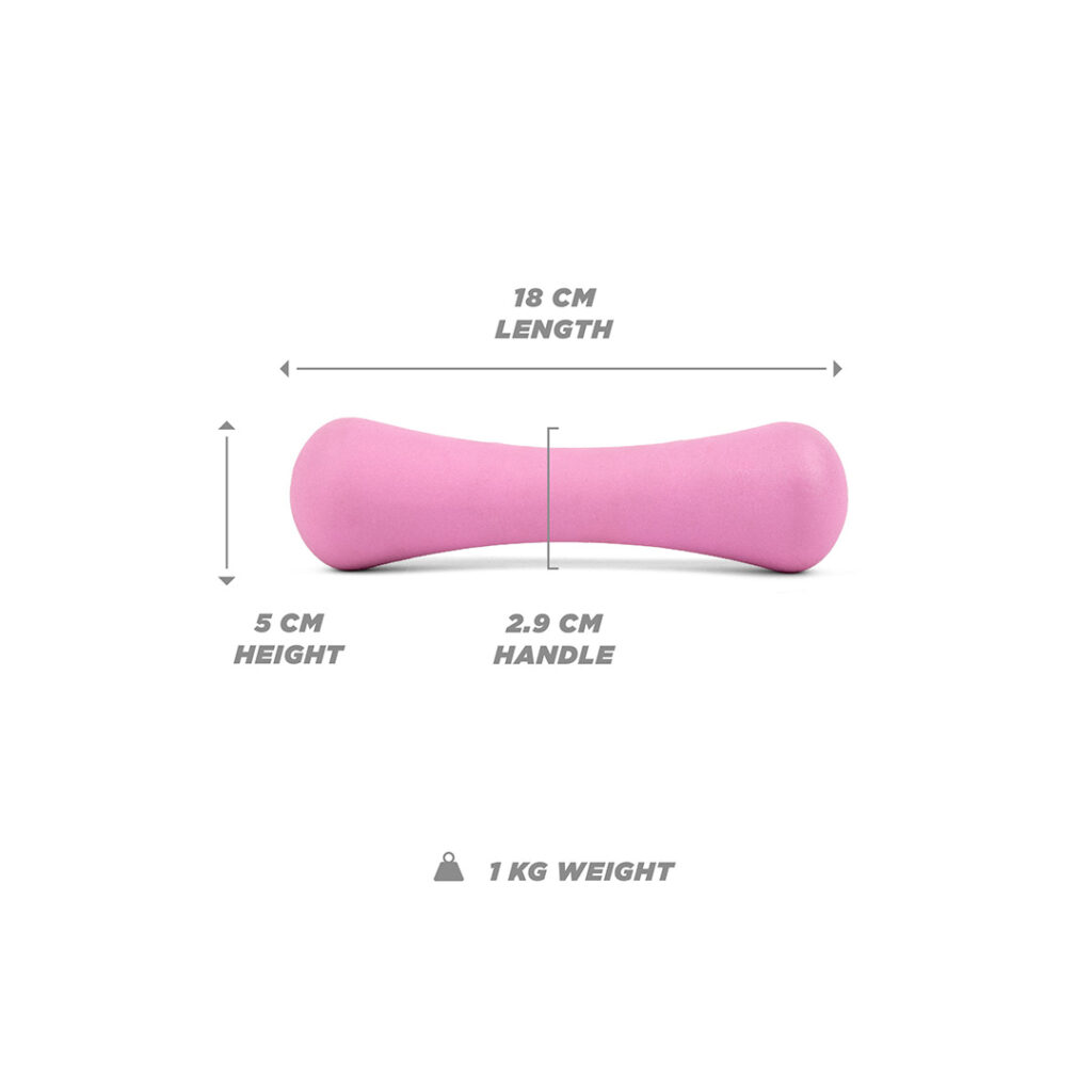 Phoenix Fitness, Neoprene Dumbbell Weight In Pink - Buds Fitness