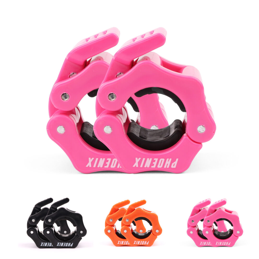 Phoenix Fitness, Quick Release & Durable Standard Barbell Collars (pair ...