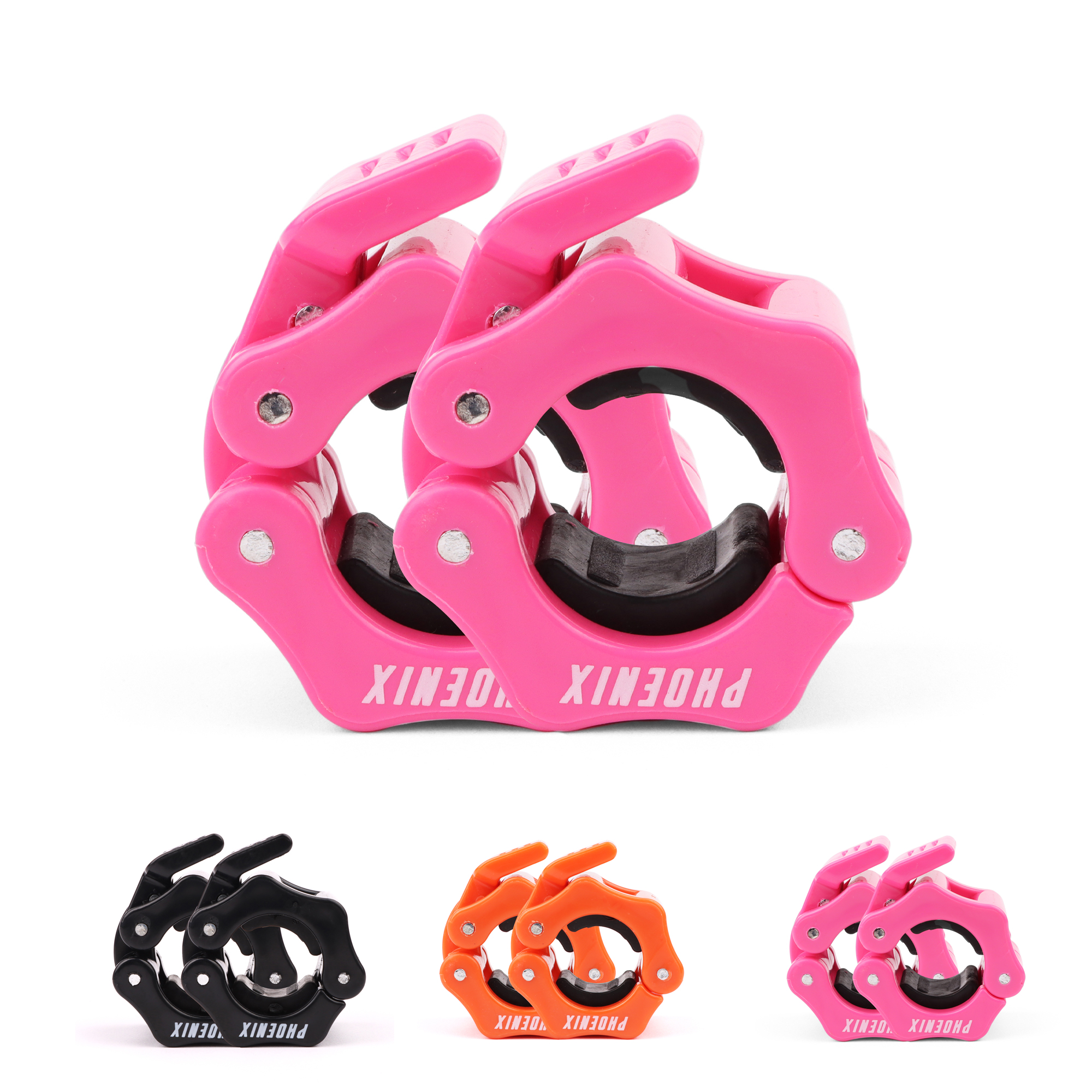 Phoenix Fitness, Quick Release & Durable Standard Barbell Collars (pair ...