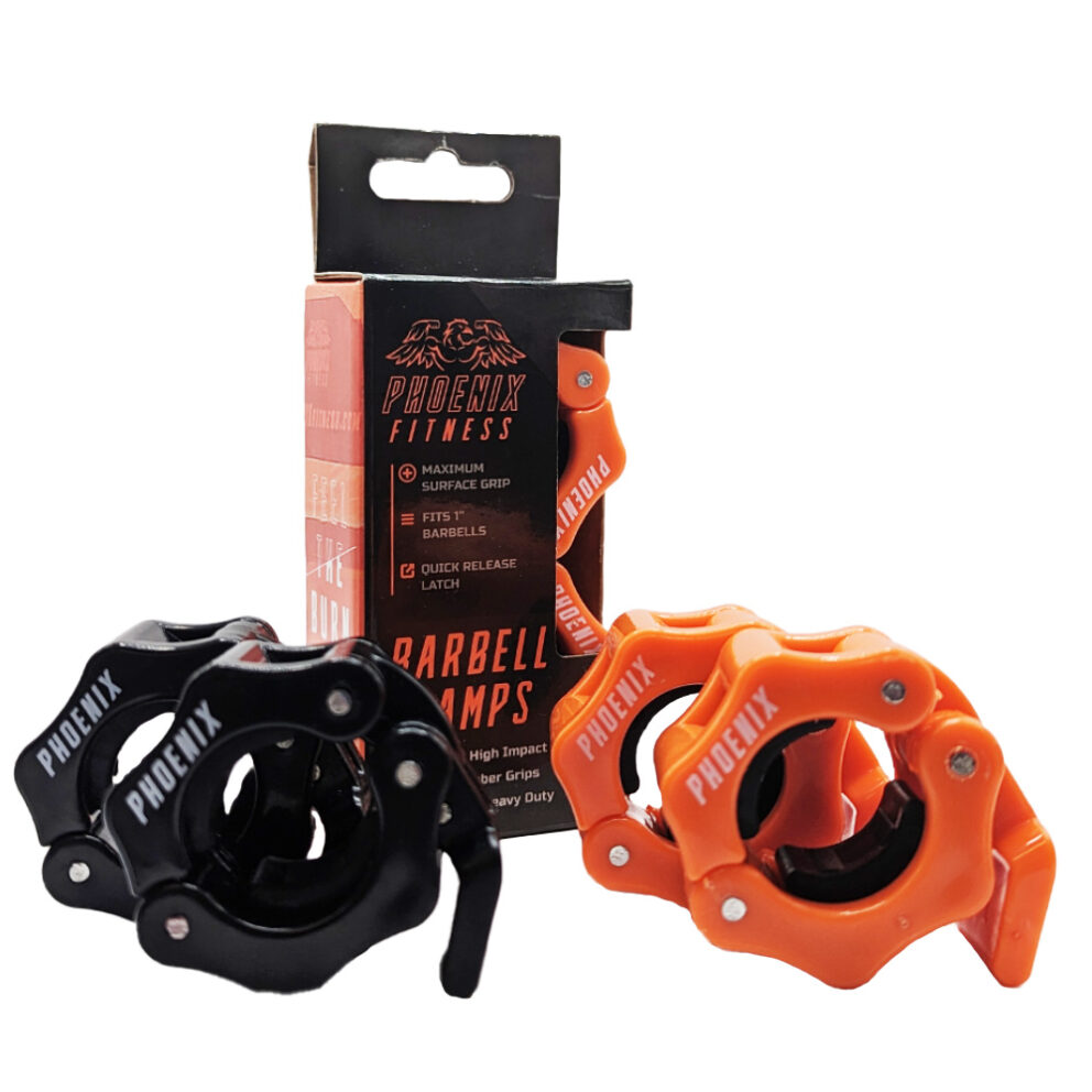 Phoenix Fitness, Quick Release & Durable Standard Barbell Collars (pair ...