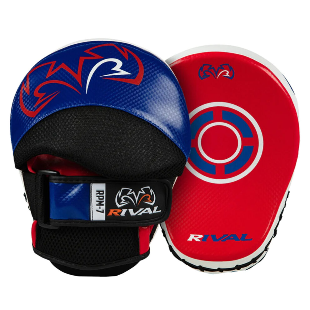 Rival, RPM7 Boxing Focus Mitts. Red Striking Zone - Buds Fitness
