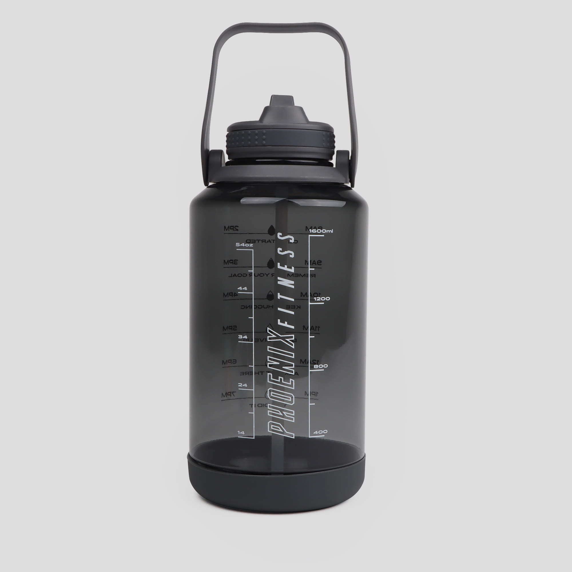 Phoenix Fitness, 2 Litre Motivational Water Bottle