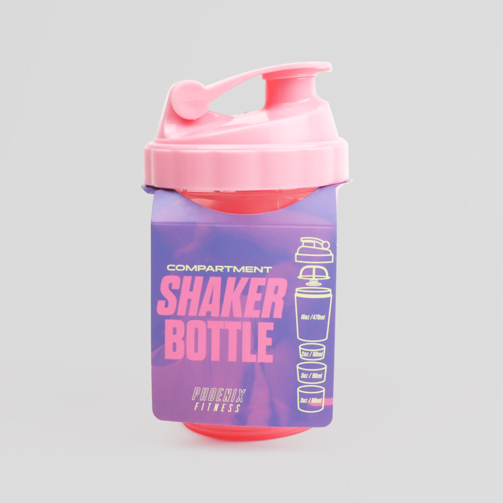 Phoenix Fitness, Pink Sports Shaker - Buds Fitness