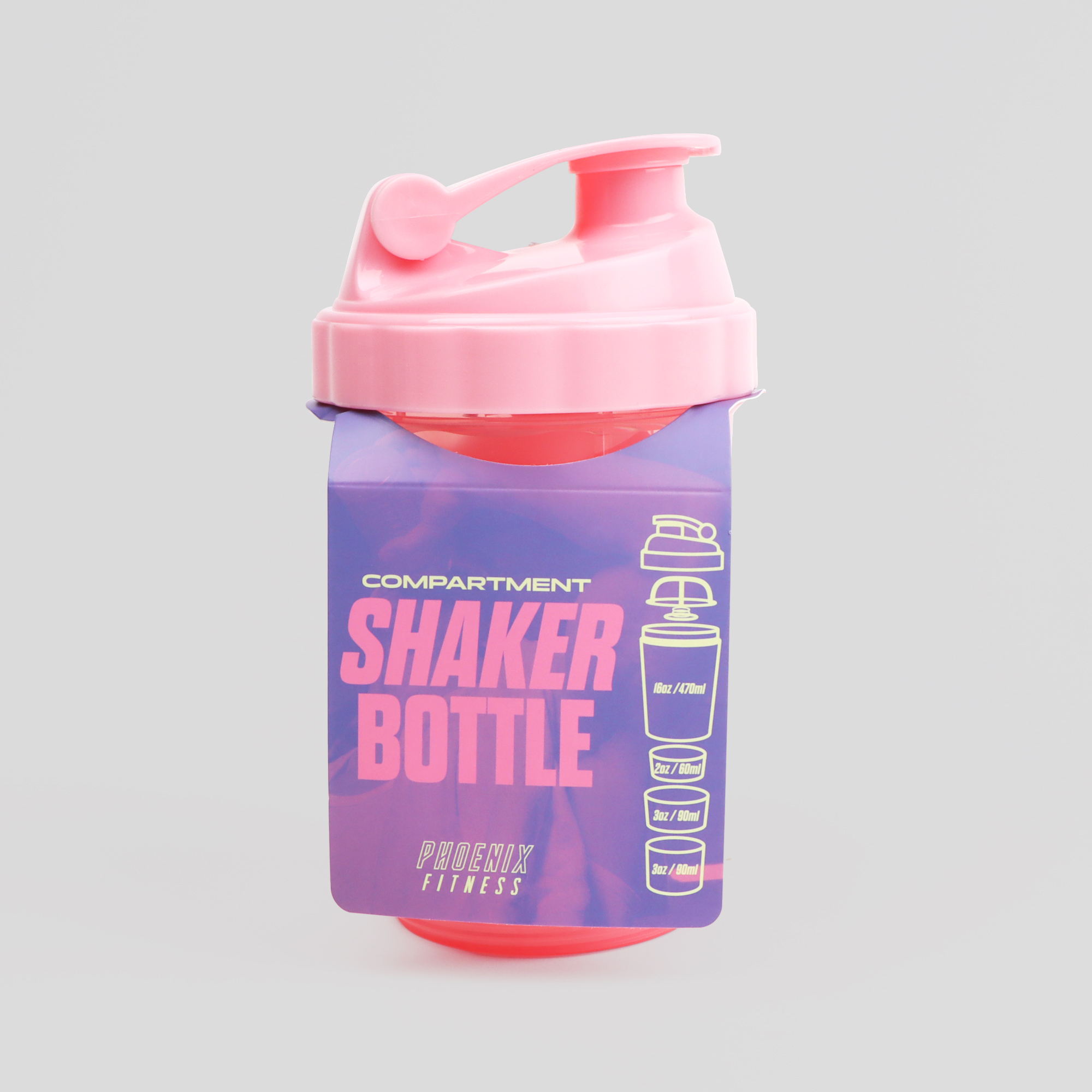Phoenix Fitness, Pink Sports Shaker - Buds Fitness
